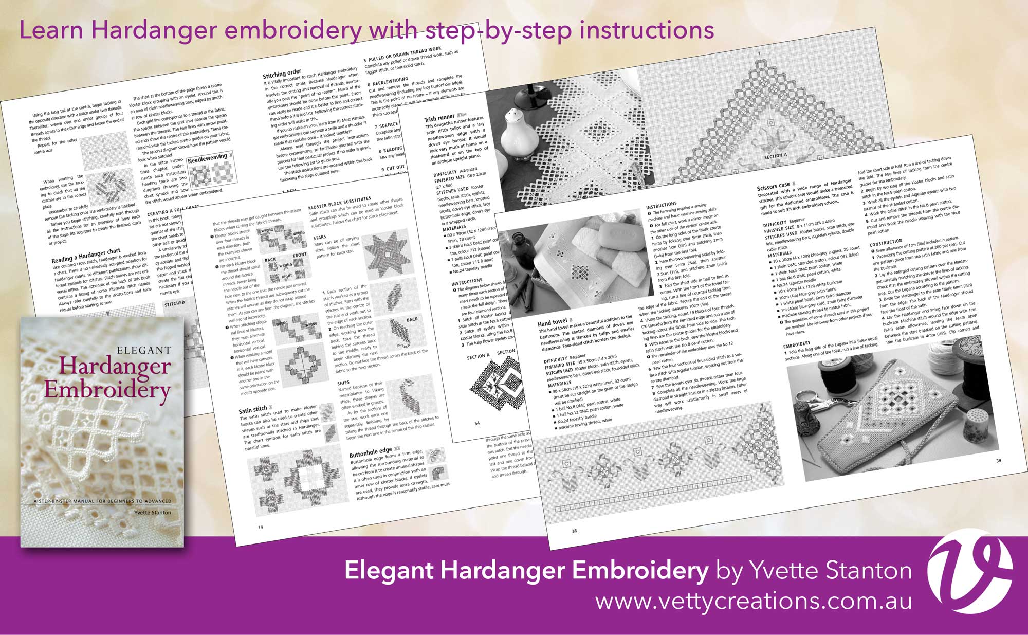 Book tour – Elegant Hardanger Embroidery « White Threads